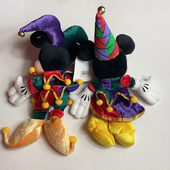 Disney | Other | Disneyland Tokyo Jester Mickey And Minnie Mouse ...